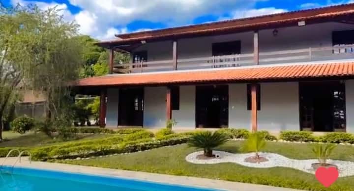 Casa De Campo Com Piscina E 4 Suítes Para Festas - Lagoa Santa