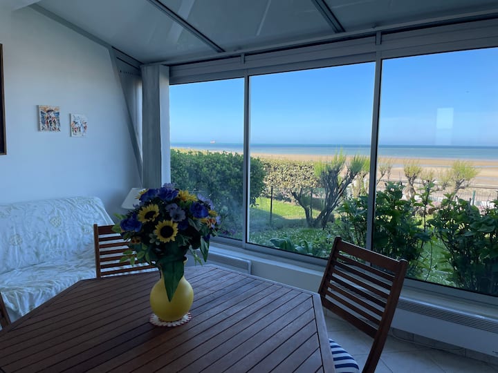 Appartement & Jardin Face à La Mer - Bernières-sur-Mer