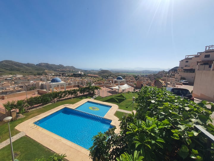 Preciosas Vistas + Aire Acondicionado+ Piscina - Águilas