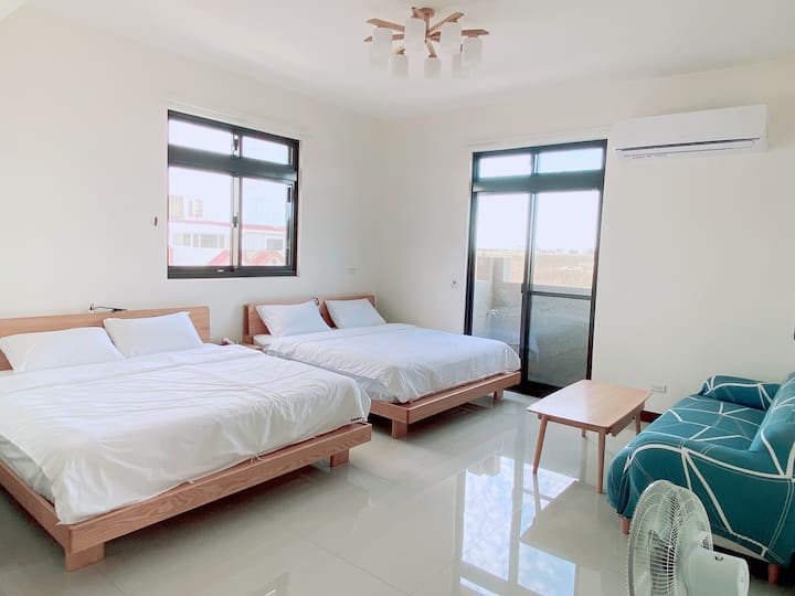 別野城北民宿四人房-帶陽台 - 澎湖縣