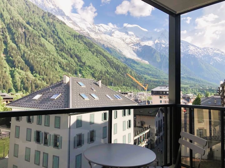 Hyper Central Studio C410 - Vue Mont-blanc - Chamonix-Mont-Blanc