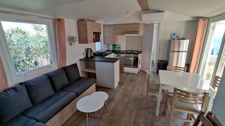 Mobil Home 2/6 Personnes Tout Confort Camping 4* - Portiragnes
