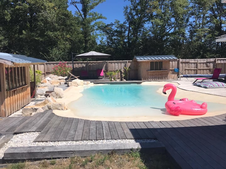 Magnifique Maison Avec Piscine Plage - Saint-Médard-en-Jalles