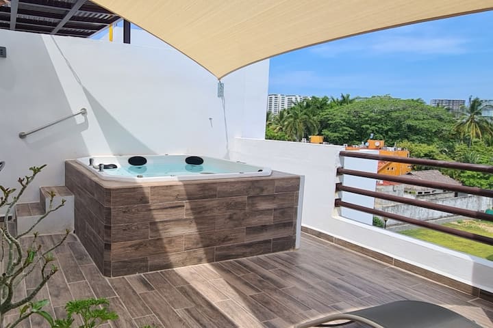 Lindo Depto. En Condominio, Roof Y Jacuzzi Privado - Acapulco