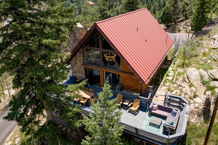 Evergreen Dream Modern A-frame W/ Incredible Views - Idaho Springs, CO