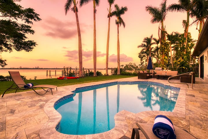 Sunset Haven:  Riverfront Retreat With Boat Lift - Fort Myers, FL