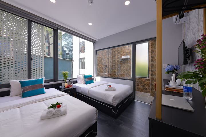 Minimalist 2-bed Studio Steps To Ben Thanh Market - ホーチミン