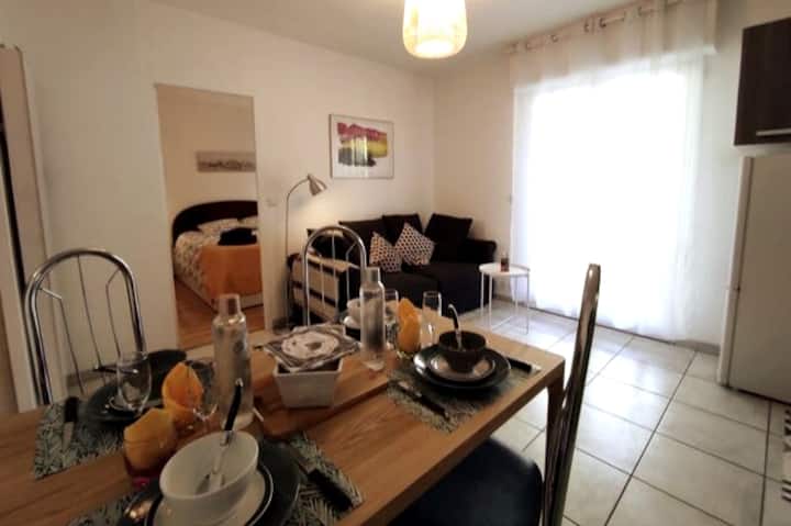 Beau T2 Dans Quartier Résidentiel, Wifi, Calme - Toulouse