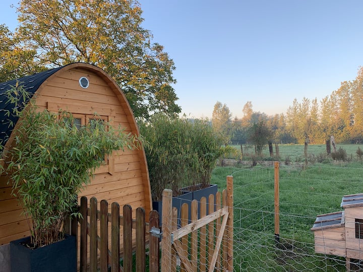 L'alcôve, Refuge Insolite Au Coeur De La Nature - Somain