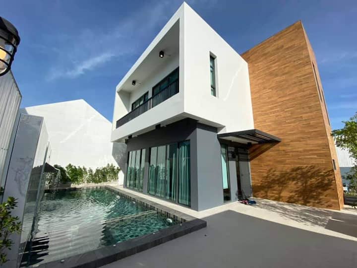 Utu Huahin Poolvilla, 8คน 4ห้องนอน 4ห้องน้ำ - Hua Hin
