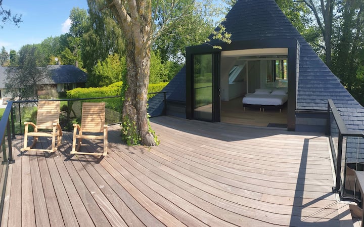 Maison 5 Chambres Avec Piscine, Jacuzzi Et Tennis - Cabourg