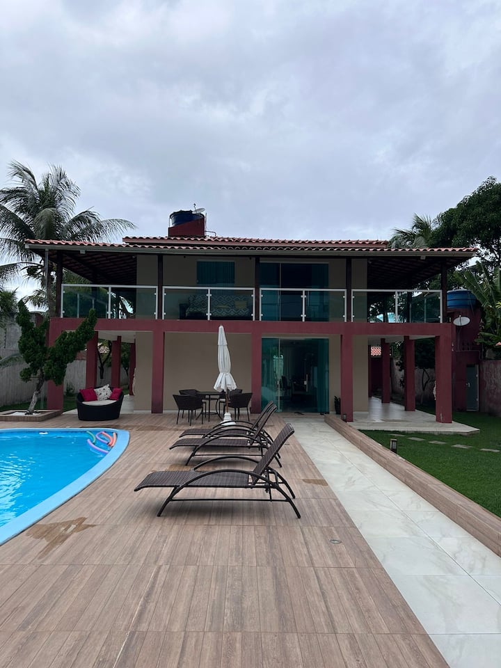 Casa Para Alugar Com 5 Quartos - Lauro de Freitas