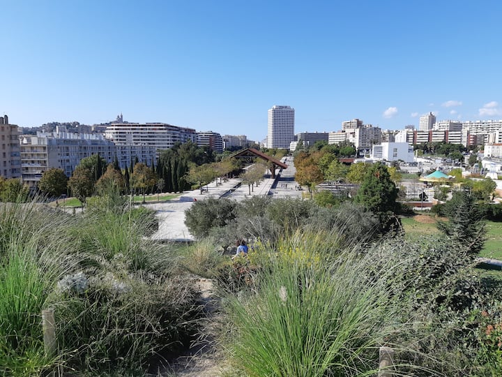 Lumineux Studio 30m² - Parc 26ème Centenaire - Marsella, Francia