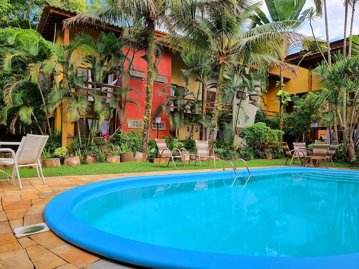 Jardim Terreo - Pousada Rumo Dos Ventos - Paraty