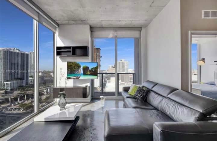 Modern Luxury 2 Bdrm/2 Bath In Downtown Brickell - Miami