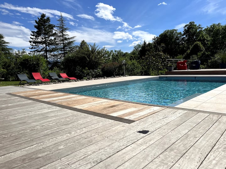 Superbe Villa Avec Piscine Dans Les Alpes - Grenoble