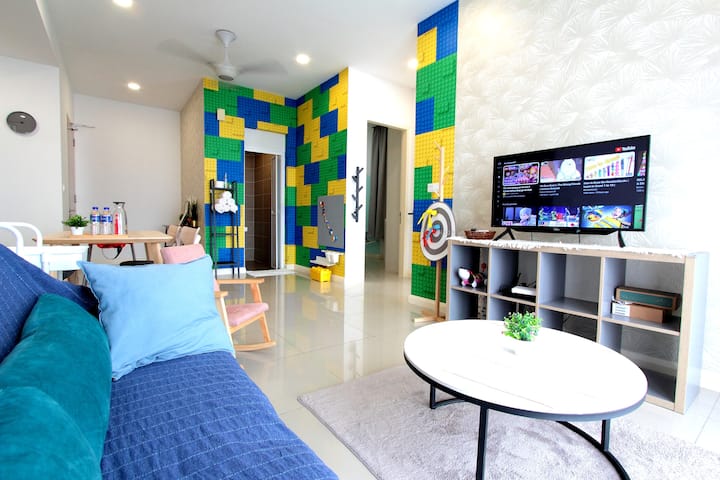 2br(6pax)free Wifi@d'pristine@walk Legoland
步行乐高乐园 - Nusajaya