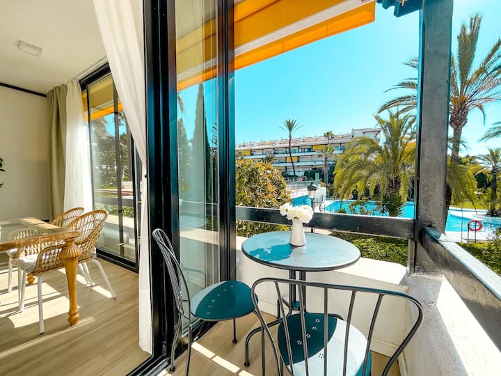 ✺Stylish Studio At Golden Mile✺pool✺parking - Costa del Sol