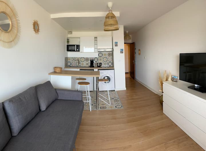 Studio Avec Vue Mer Terrasse Et Parking - Palavas-les-Flots