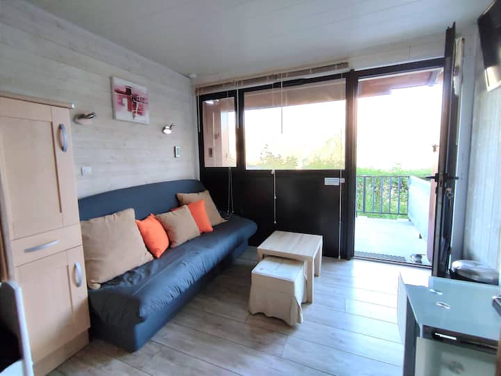 Studio Avec Terrasse Plein Sud - Vue Superbe - Orcières