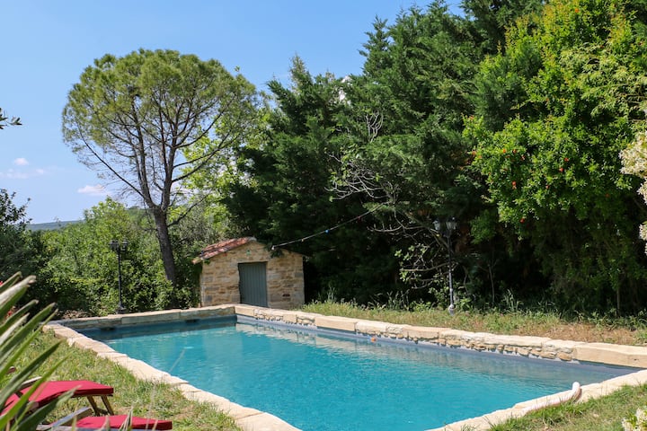 Ensemble 2 Grands Gites +Piscine +Salle Réception - Goudargues