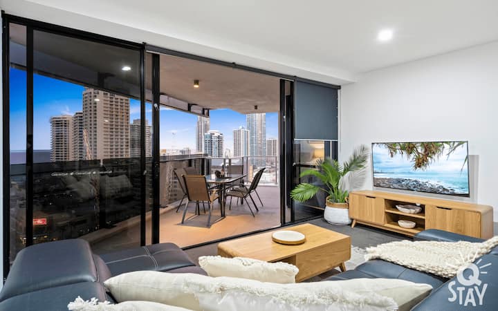 3 Bedroom Ocean View Unit - Q Stay - Surfers Paradise