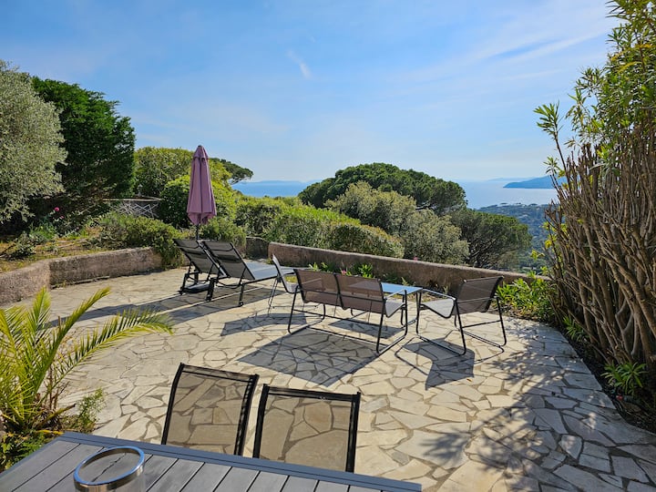 Charmant Mas Vue Mer à Gigaro, La Croix Valmer - La Croix-Valmer