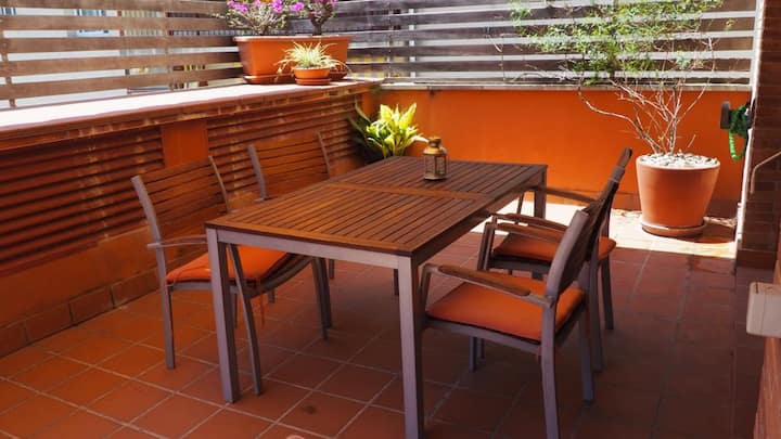 Bravaholidays-201.gran Terraza, Aire, Wifi,parking - Malgrat de Mar