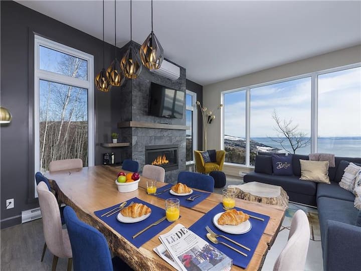 La Rose Des Vents - Vue Exceptionnelle & Spa - Charlevoix