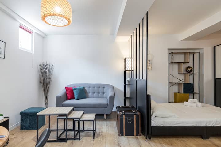 Superbe Appartement Climatisé - Vieux Nice - ibis budget Nice Aeroport
