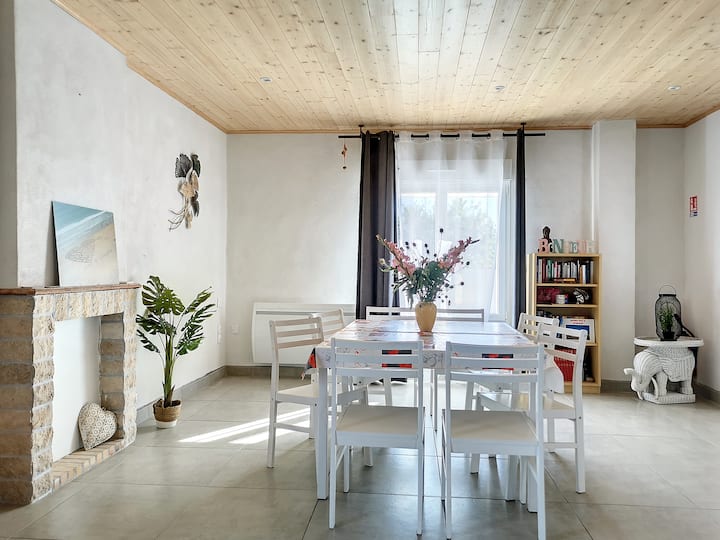 Maison Conviviale Et Familiale Proche De L'océan - Angles