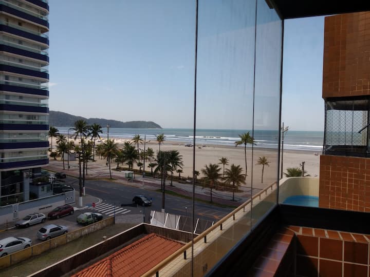 Lindo Apto, Pé Na Aréia. - Praia Grande