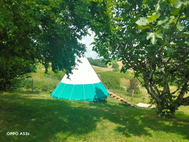 Tipi Champêtre Vue Sur La Nature Et Les Chevaux - Tarn-et-Garonne