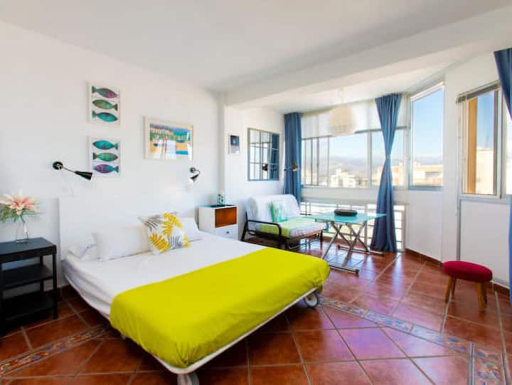 Estudio En La Playa Con Vistas Al Mar - Torre del Mar