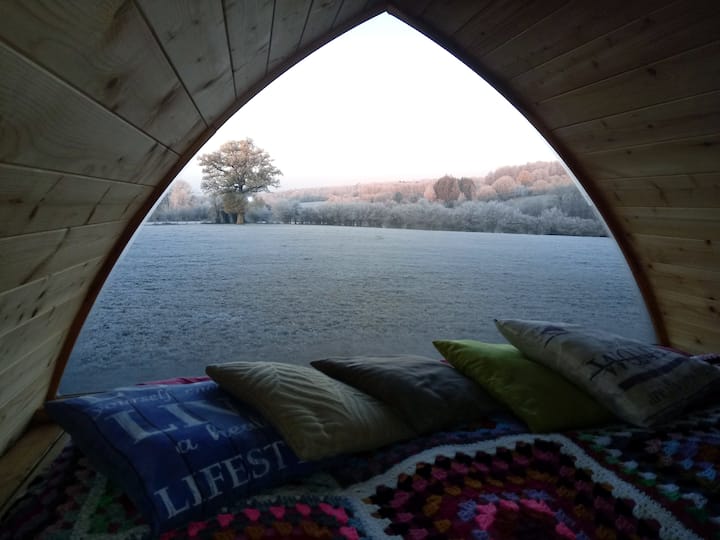 Igloo Chauffé Avec Vue Sur Coucher De Soleil - Ardennes