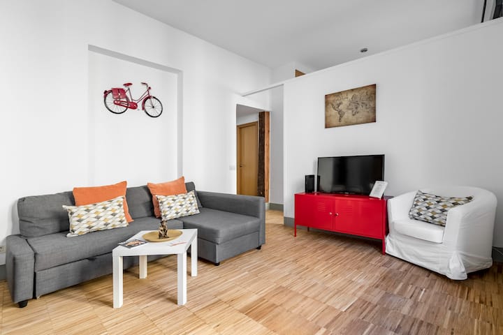 ☑ Bohemian Semi-loft With Interior Terrace ☆ Ac. - Madrid