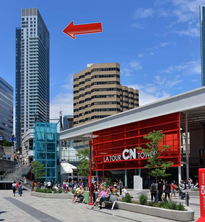 Central Downtown  Condo Next2 Cntower+free Parking - Toronto
