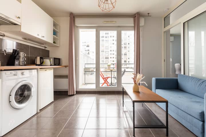 Bel Appartement + Parking Privé Gratuit - París