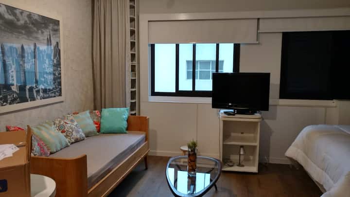 Flat Excelente, Na Melhor Localização De São Paulo - Sao Paulo