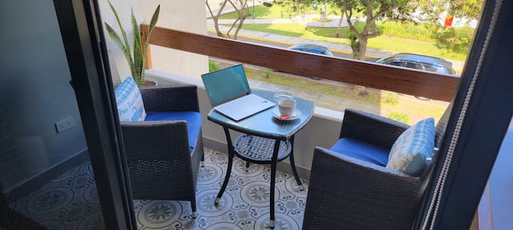 Condo-miraflores-malecon-1br-1ba- Ocean-park-views - Lima