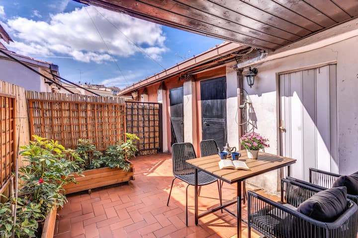 Attic Sannio With Terrace - Rome