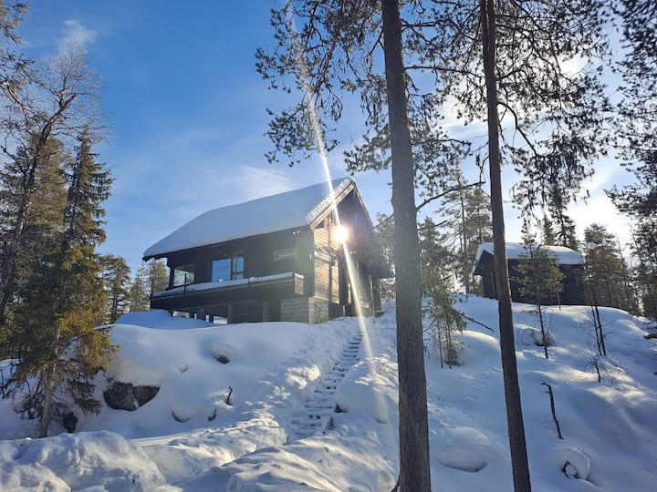 Ainutlaatuinen Design-mökki Oulankajoen Rannassa - Kuusamo