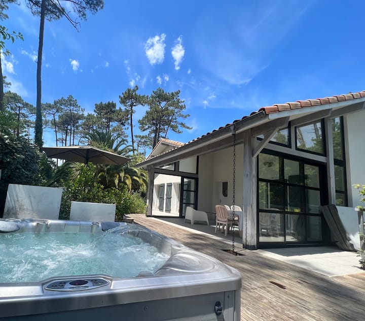 Villa 170m2 Jardin Et Jacuzzi. 500m De La Plage. - Seignosse