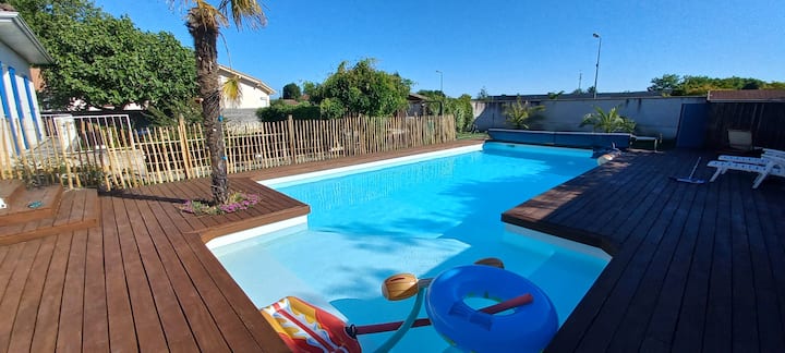 Maison Avec Piscine Entre Bordeaux Et Lacanau - Saint-Médard-en-Jalles