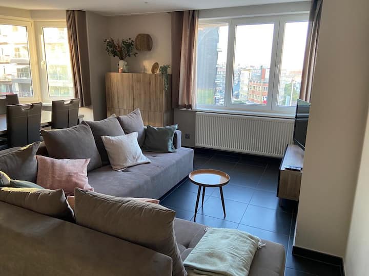 Hoekappartement 2 Kamers (4-6p)  Zeezicht - 70m2 - Koksijde