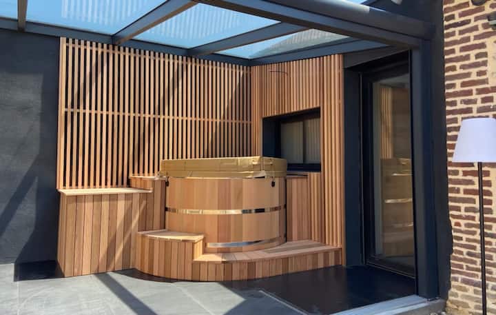 Gîte Chaleureux Avec Son Spa Privatif - Plage de Saint-Jouin-Bruneval