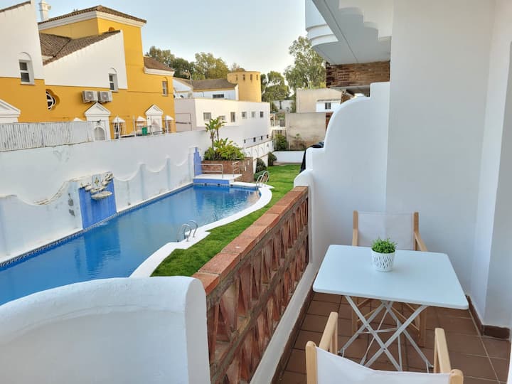Nuestro Hogar, Con Piscina Y Parking Junto Al Mar. - Rota