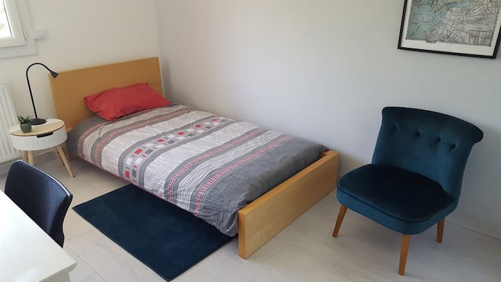 Belle Chambre Privée Au Calme - Echirolles Village - Échirolles