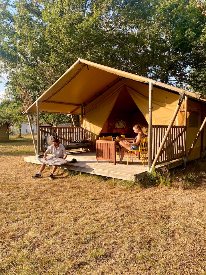 Tente Lodge - Camping La Kahute - Carcans