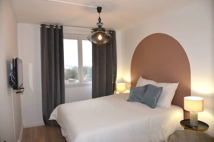 Bedroom 3 - Parking Free - Netflix - Fibre - Troyes